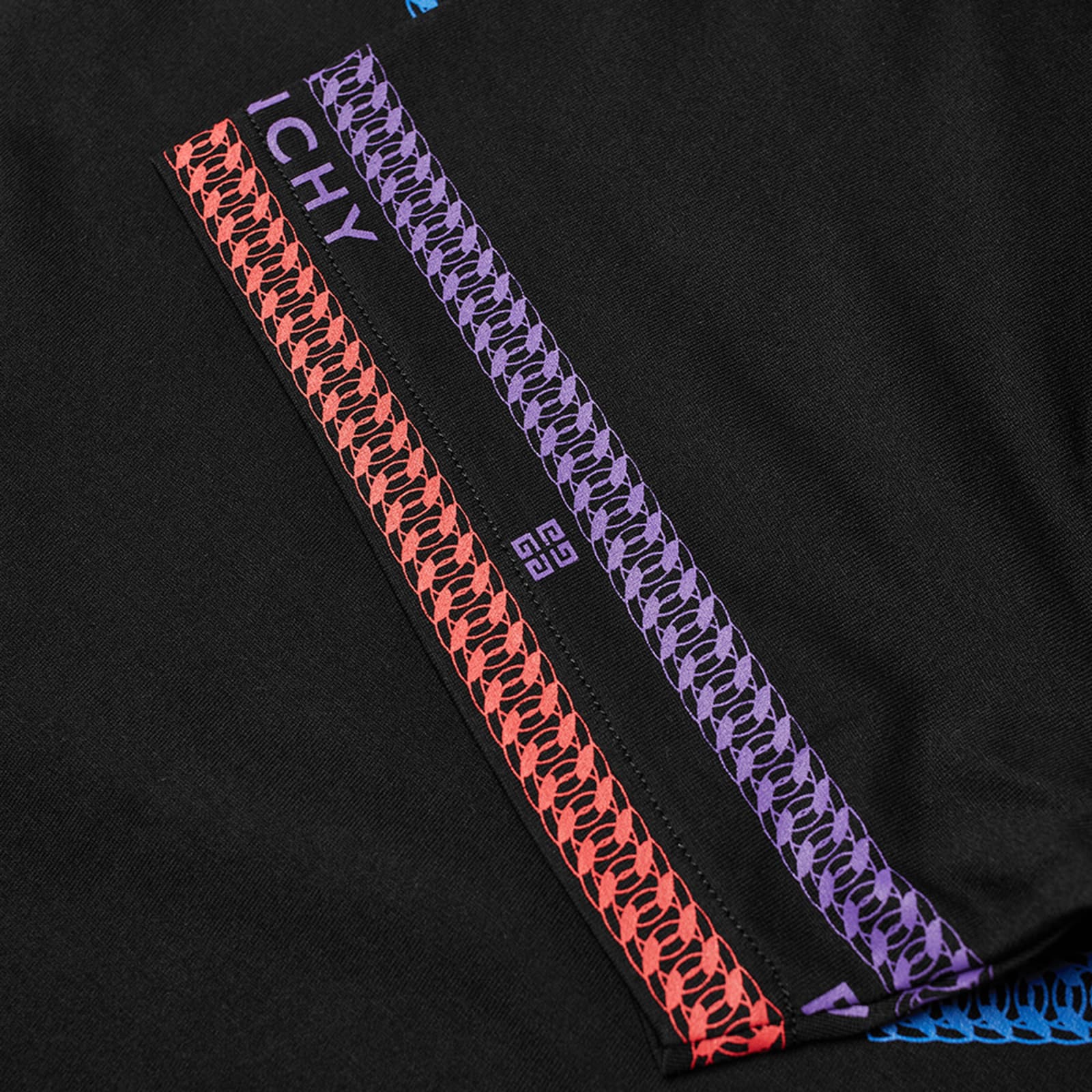 Givenchy Chain Rainbow T-Shirt Black & Rainbow | END.
