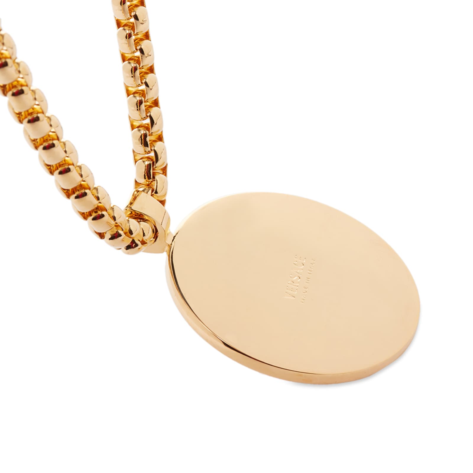 Versace Medusa Head Medallion Necklace Gold | END. (US)