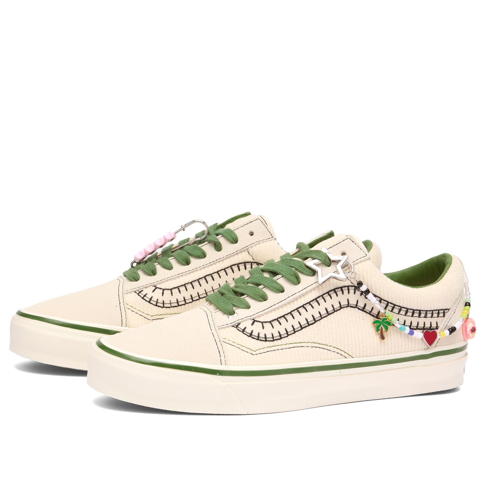 Vans LX Old Skool Charms Sneaker Cream | END. (AT)