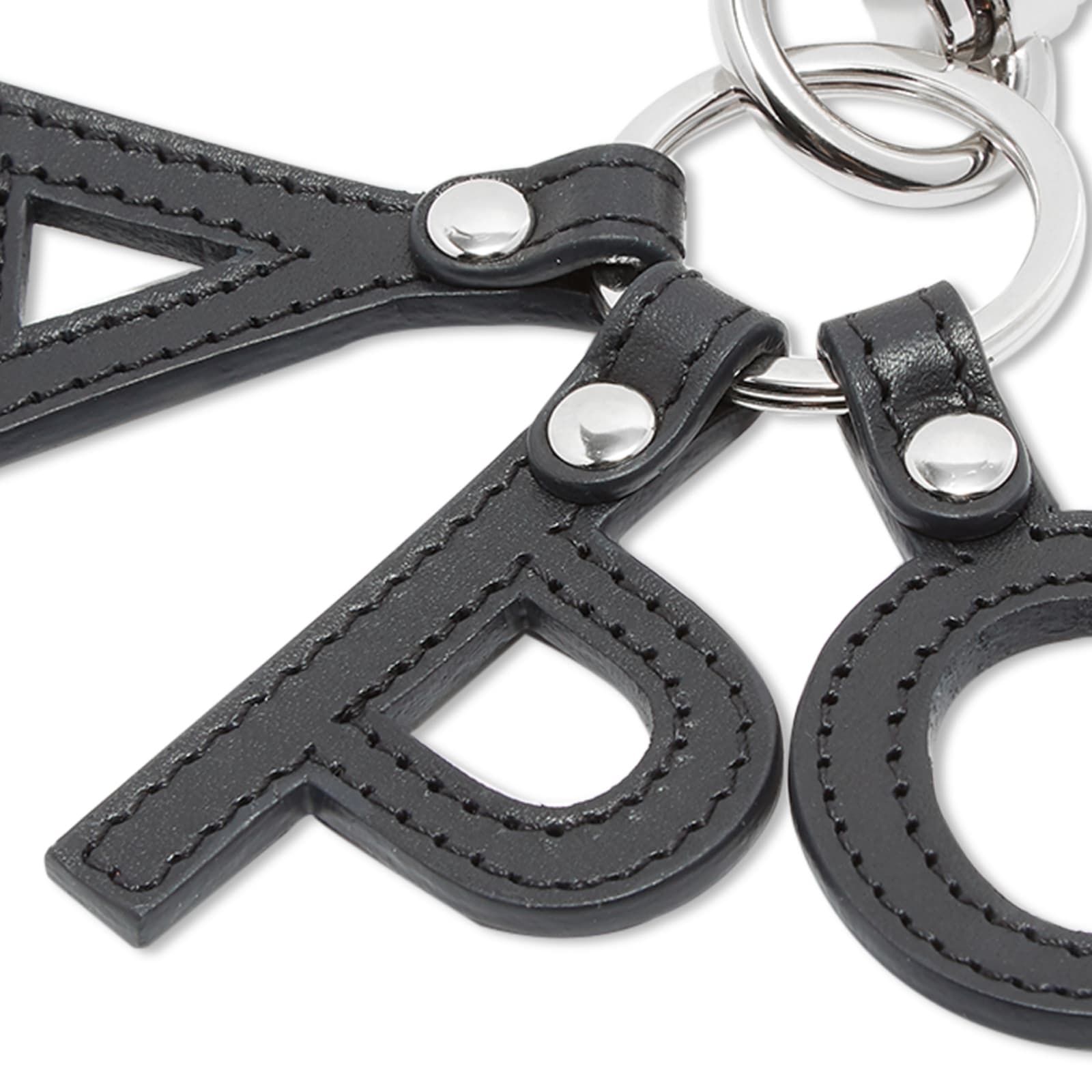 A.P.C. Letters Logo Key Ring Dark Navy | END.