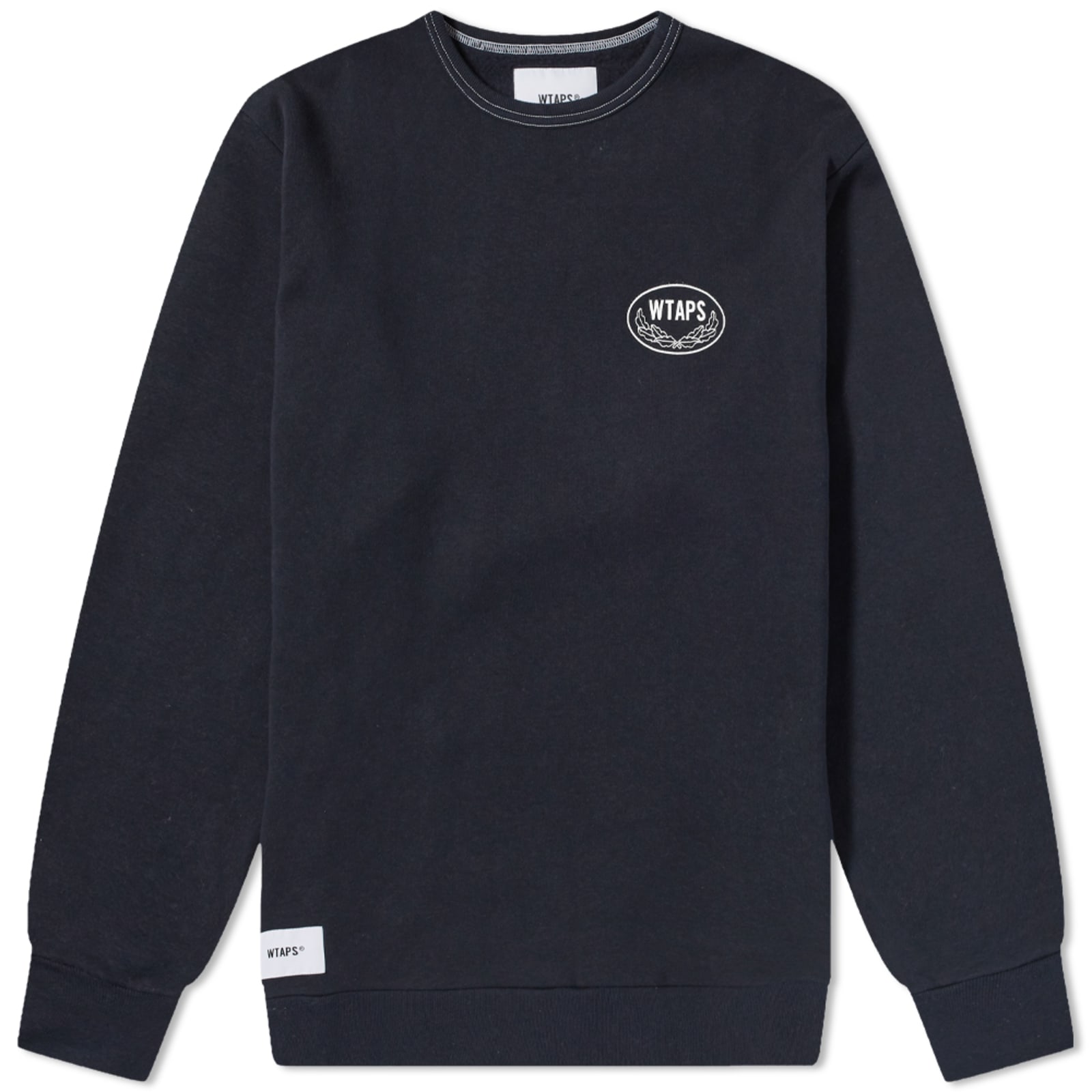 WTAPS Academy Crew Sweat Navy | END.