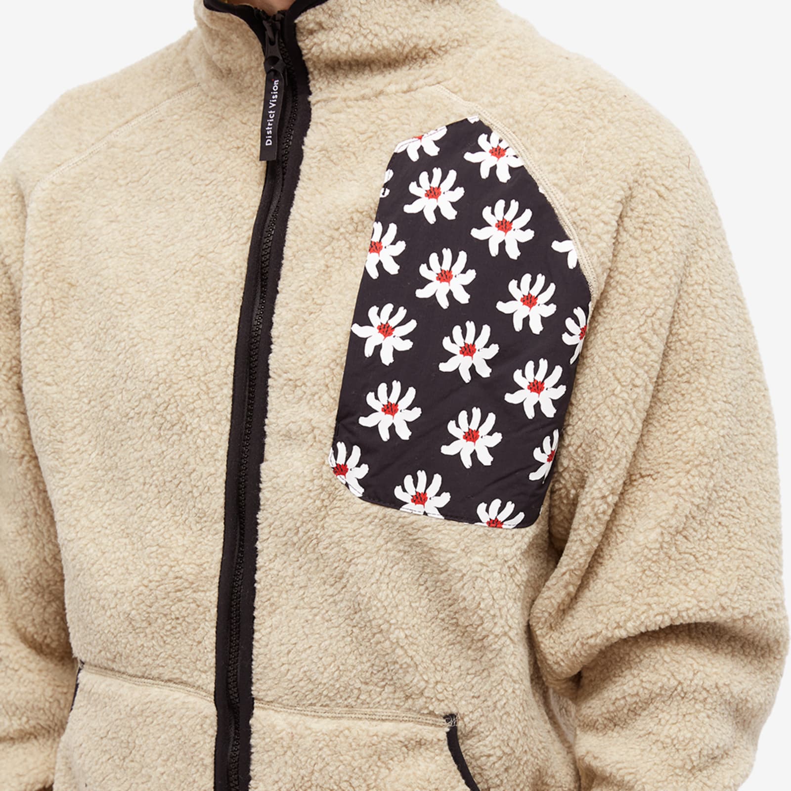 District Vision Greg Fleece Jacket Natural | END. (US)