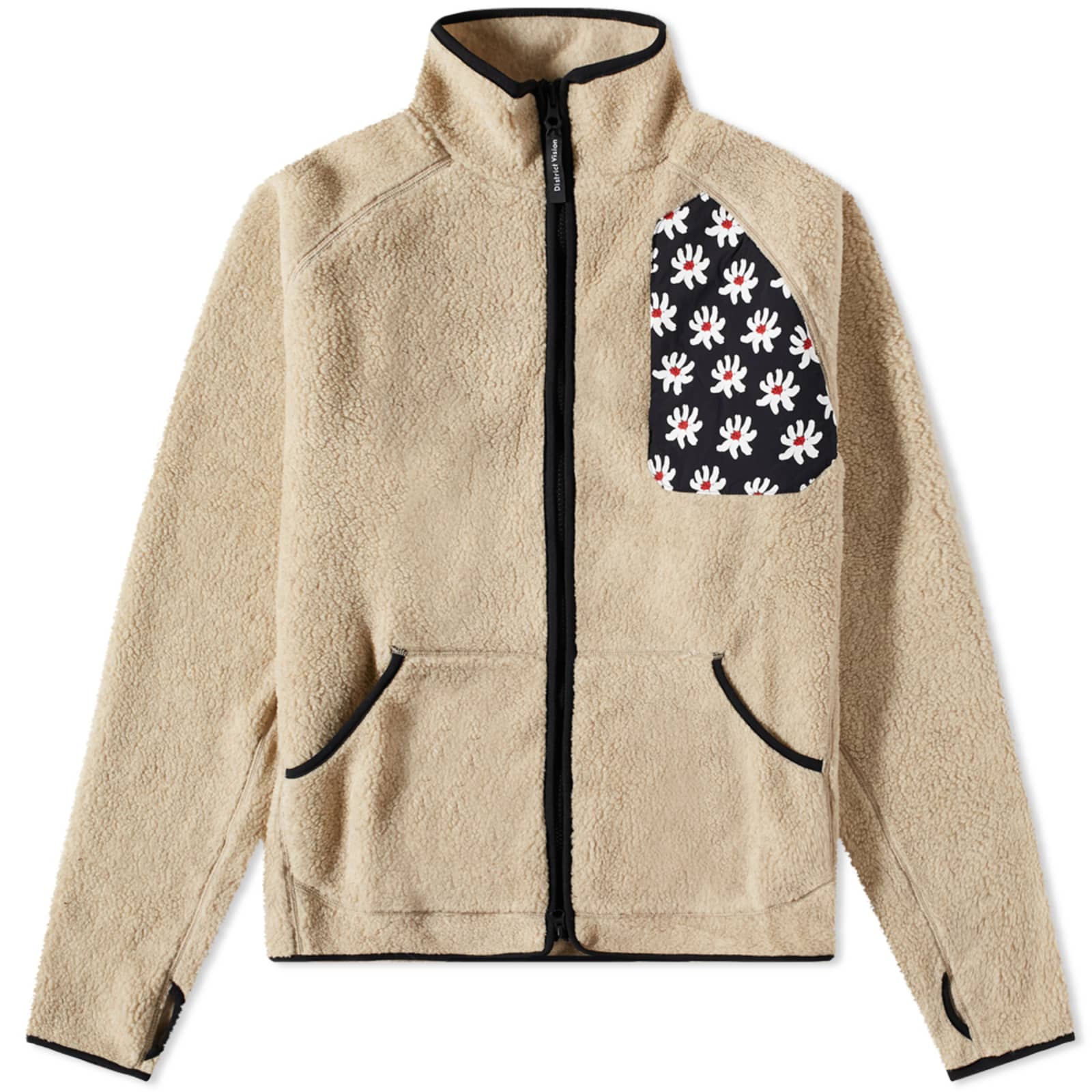District Vision Greg Fleece Jacket Natural | END. (US)
