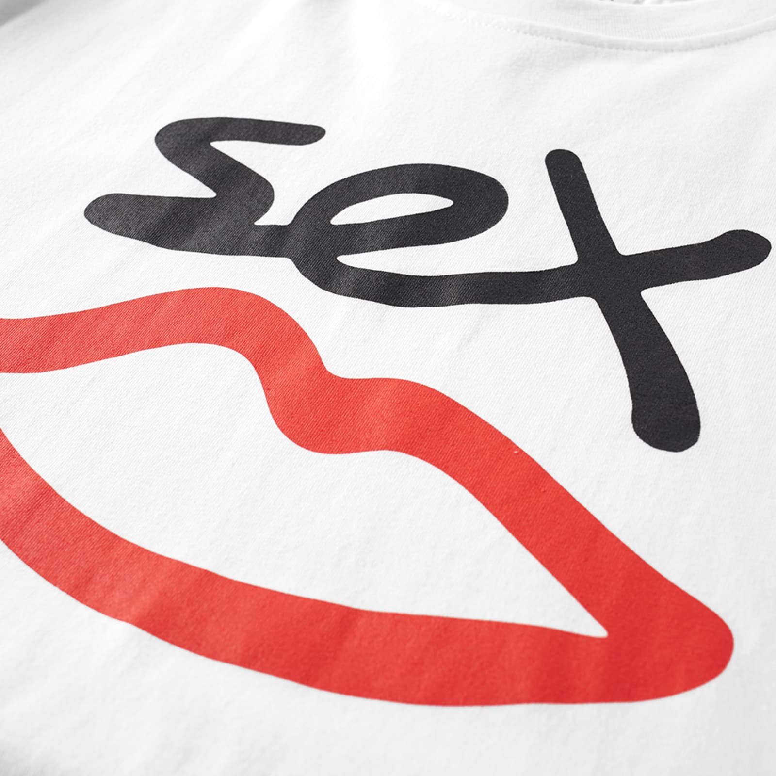 Sex Skateboards Large Logo Tee White End Us