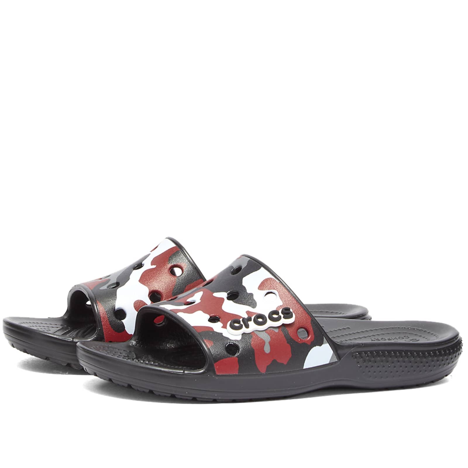 Crocs Classic Crocs Printed Camo Clog Black & Red | END. (US)