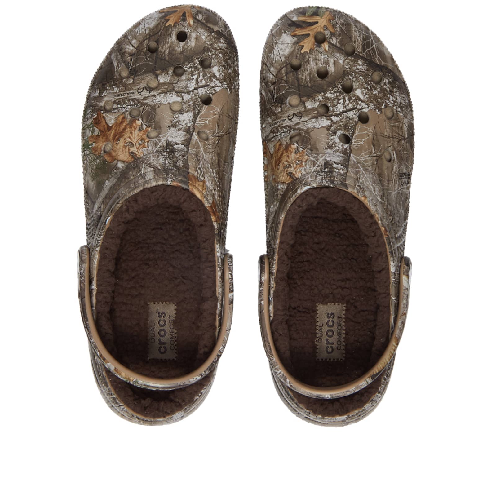 Crocs Classic Lined Realtree Edge Clog Chocolate | END. (GB)