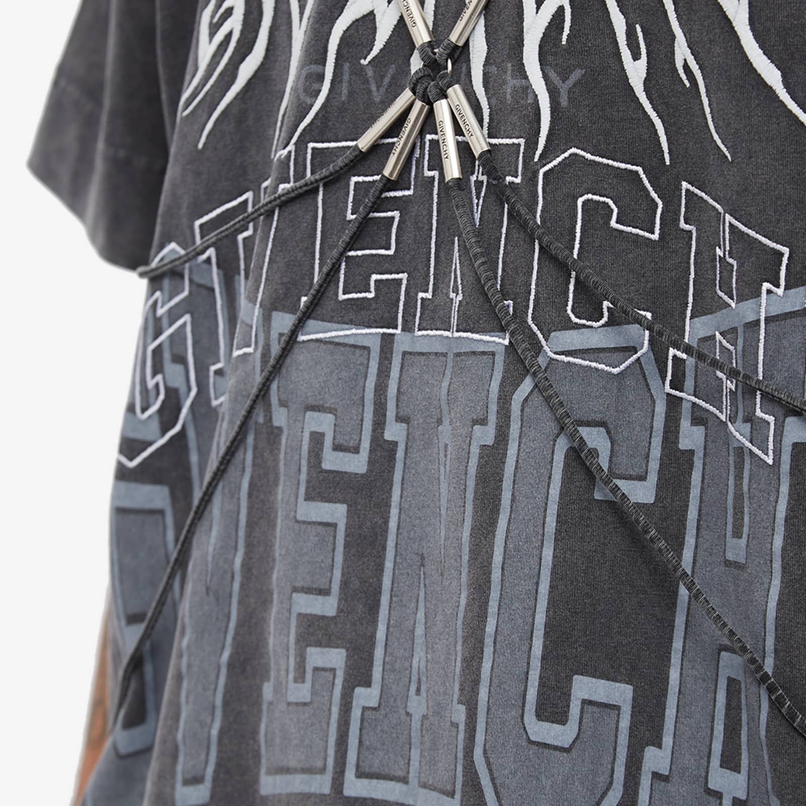 Givenchy Multi Logo Harness Tee Grey | END. (KR)