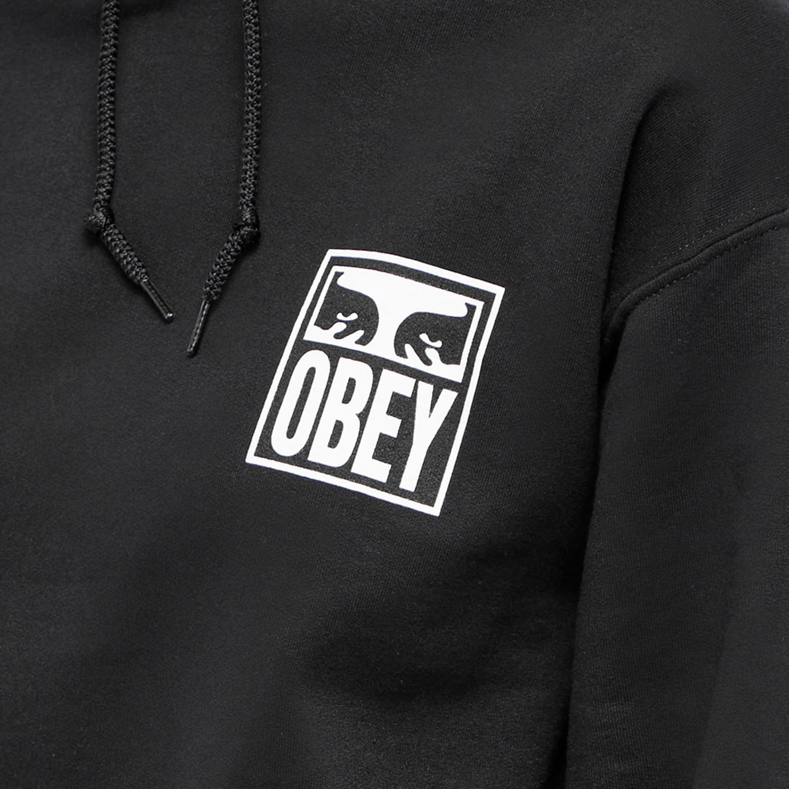 Obey Eyes Logo Hoodie Black | END. (US)