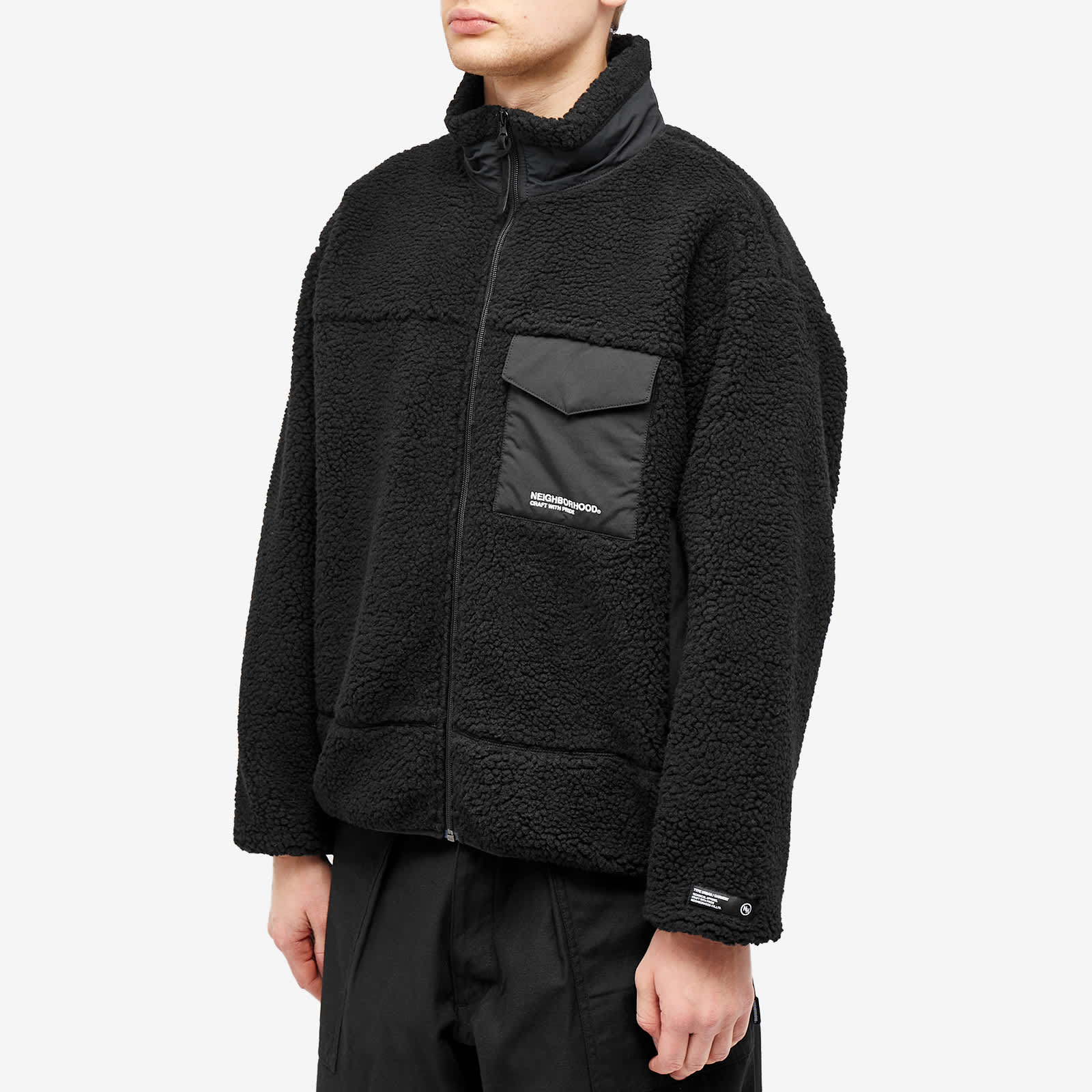 Neighborhood Boa Fleece Jacket Black | END. (JP)