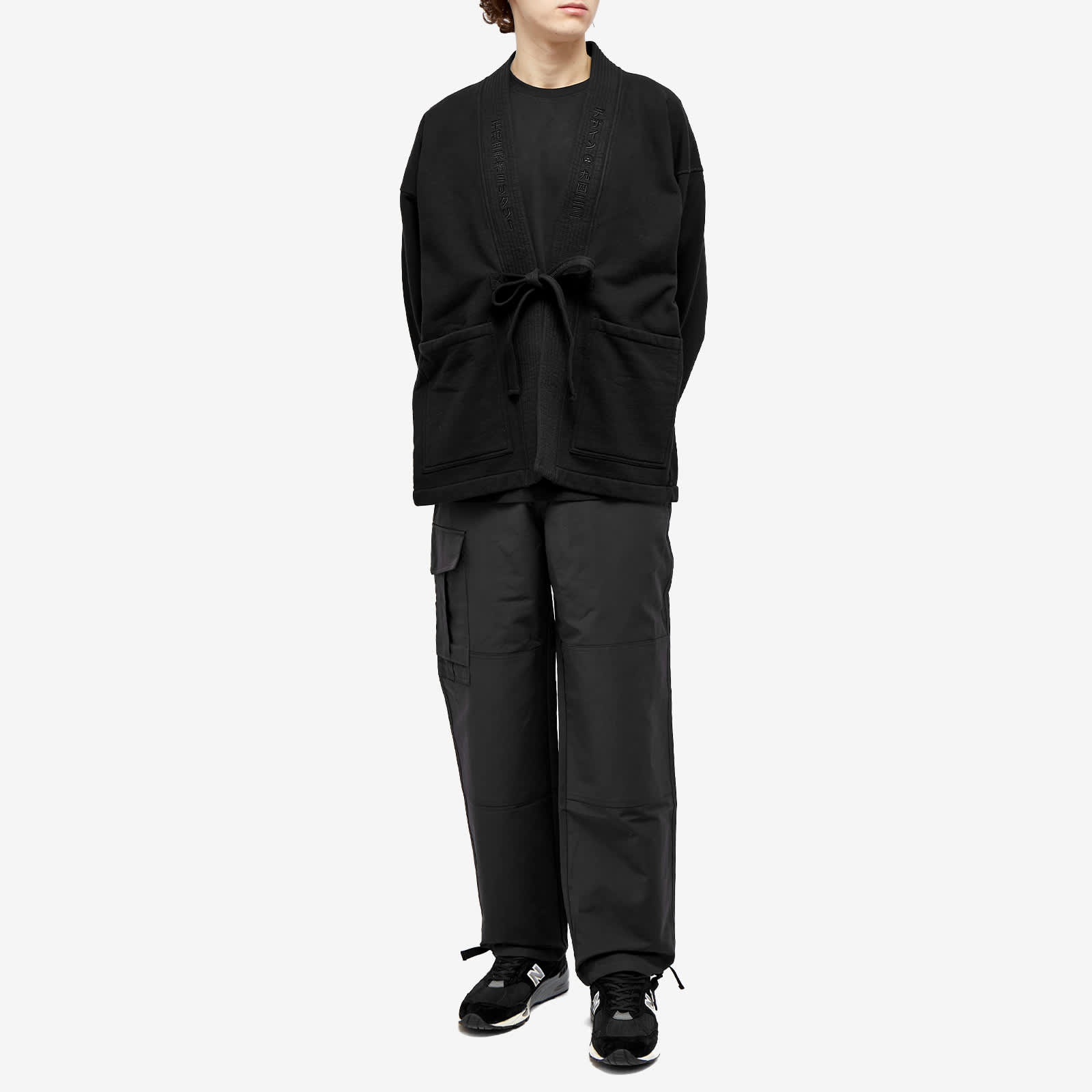 Maharishi Hikeshi Jersey Kimono Black | END. (DK)