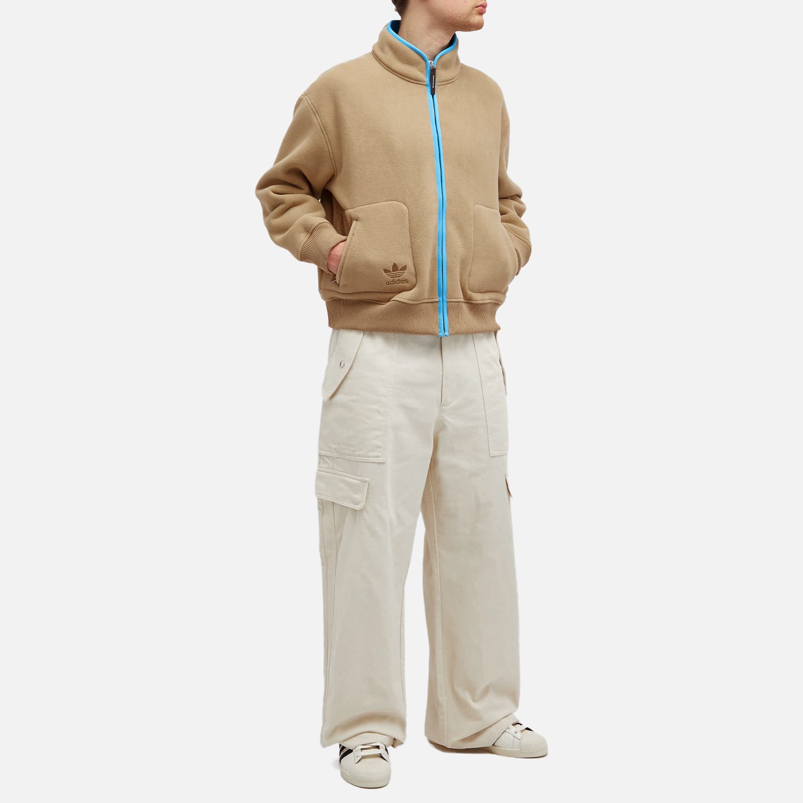 Adidas x Wales Bonner Fleece Jacket Cardboard | END. (GB)