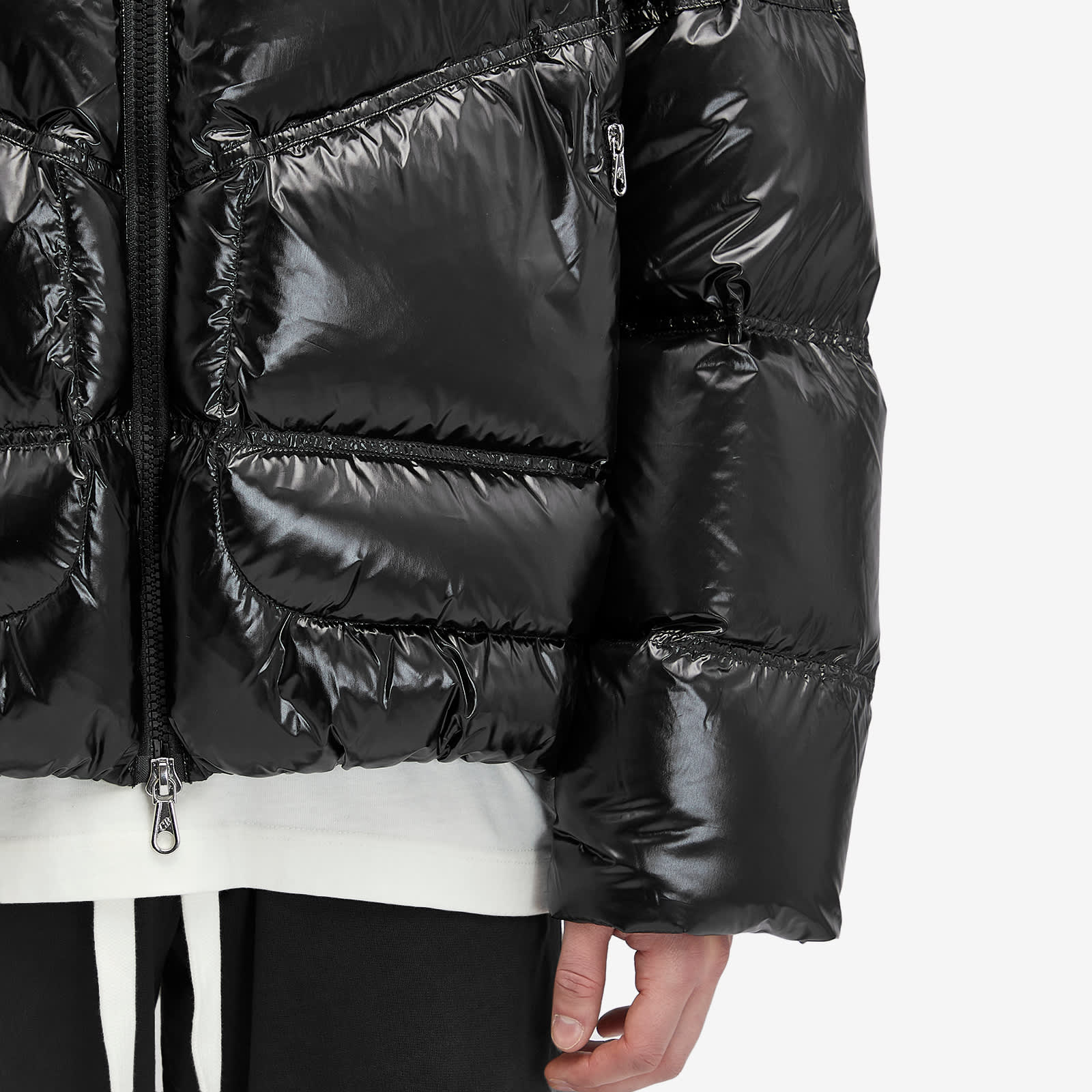 Cole Buxton Hooded Insulated Puffer Jacket Black | END. (US)
