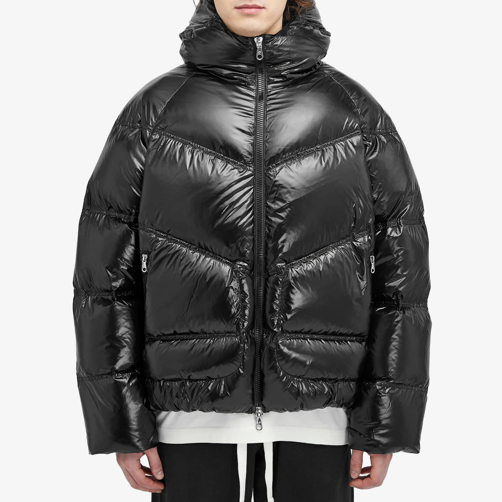 Cole Buxton Hooded Insulated Puffer Jacket Black | END. (JP)