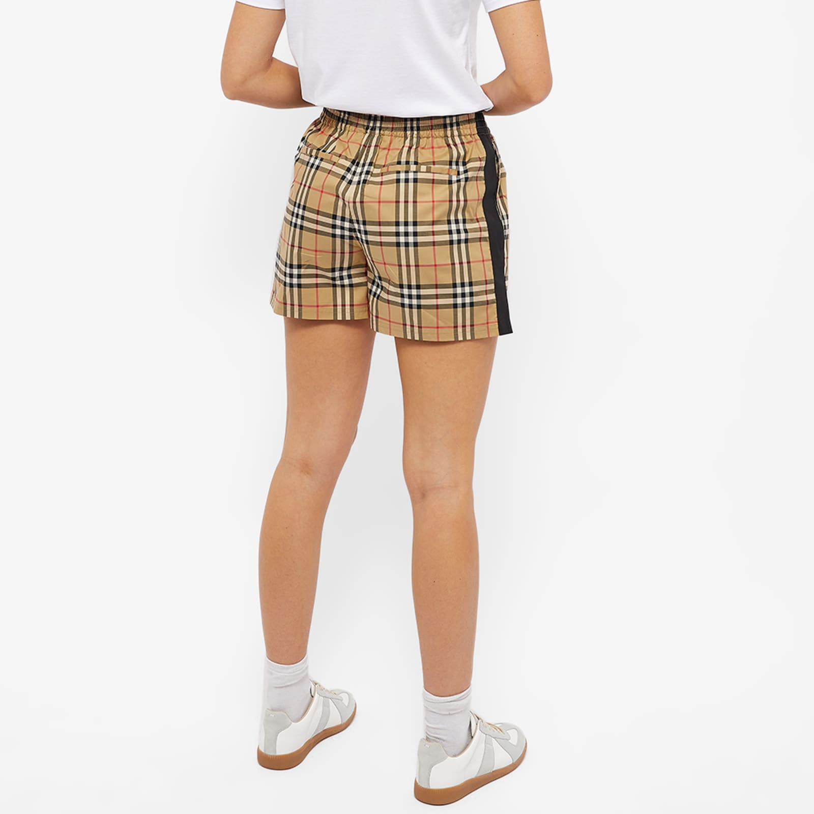 Burberry Checked Short Archive Beige Check | END. (GB)