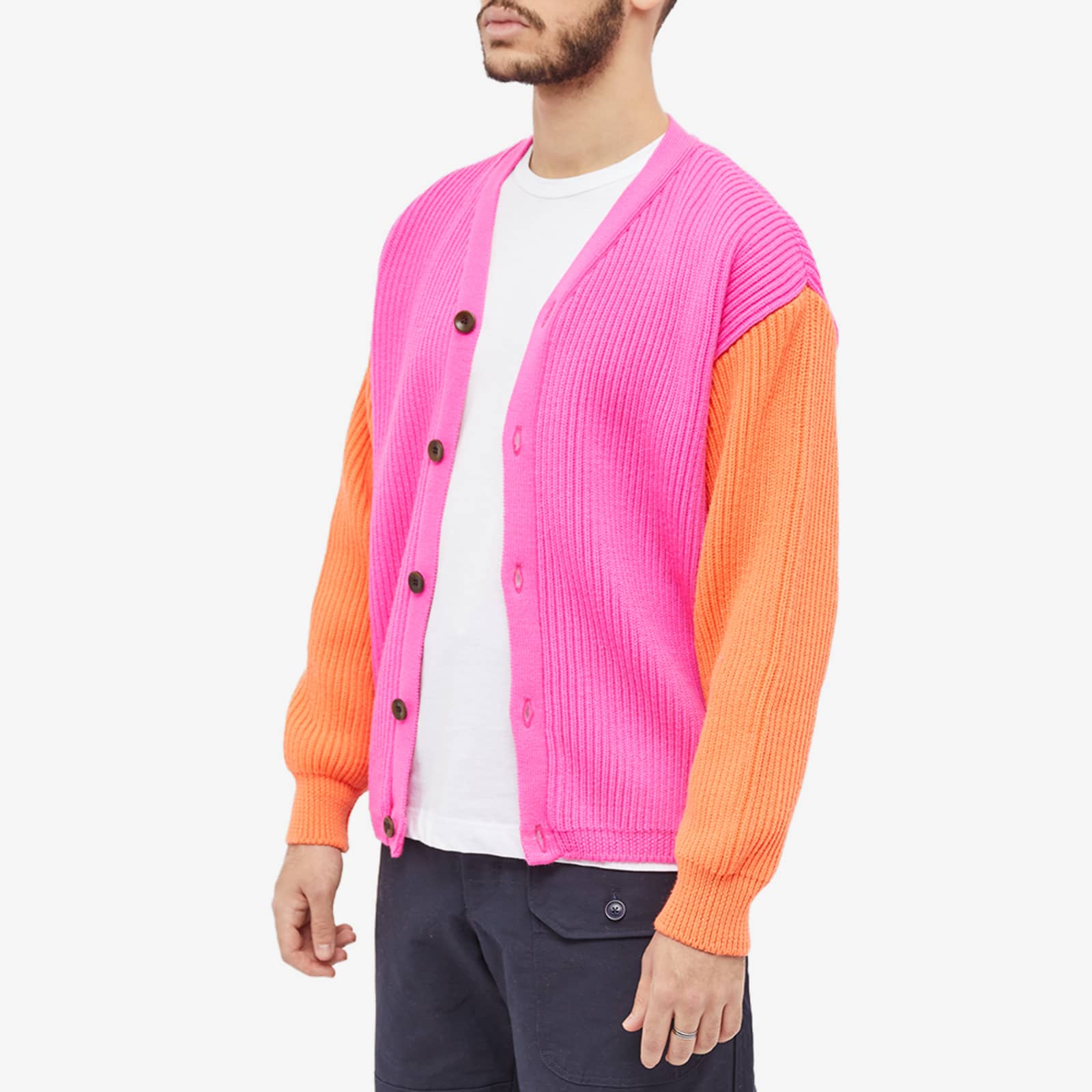 Garbstore Neon Beacon Cardigan Pink | END.
