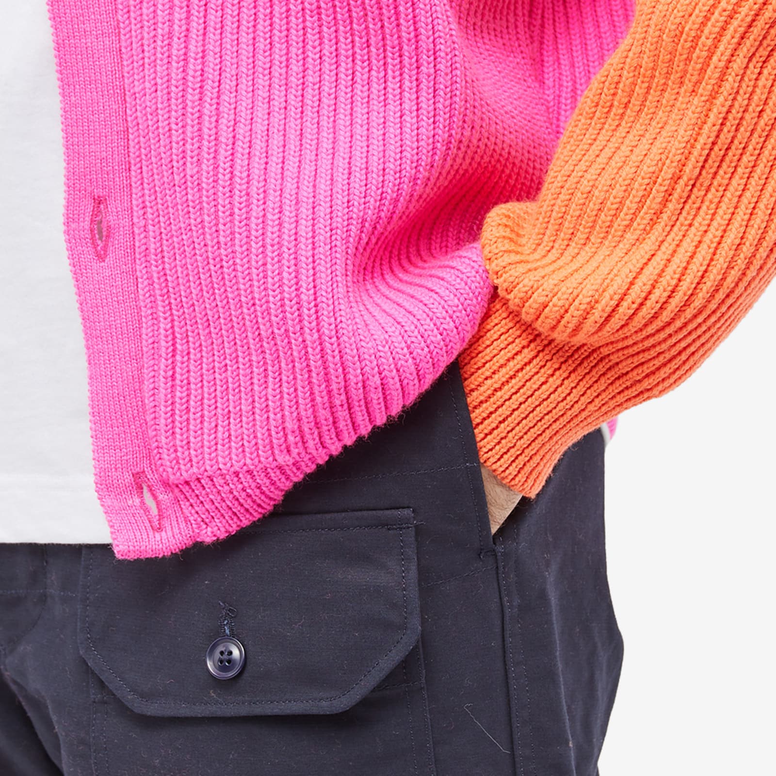Garbstore Neon Beacon Cardigan Pink | END.