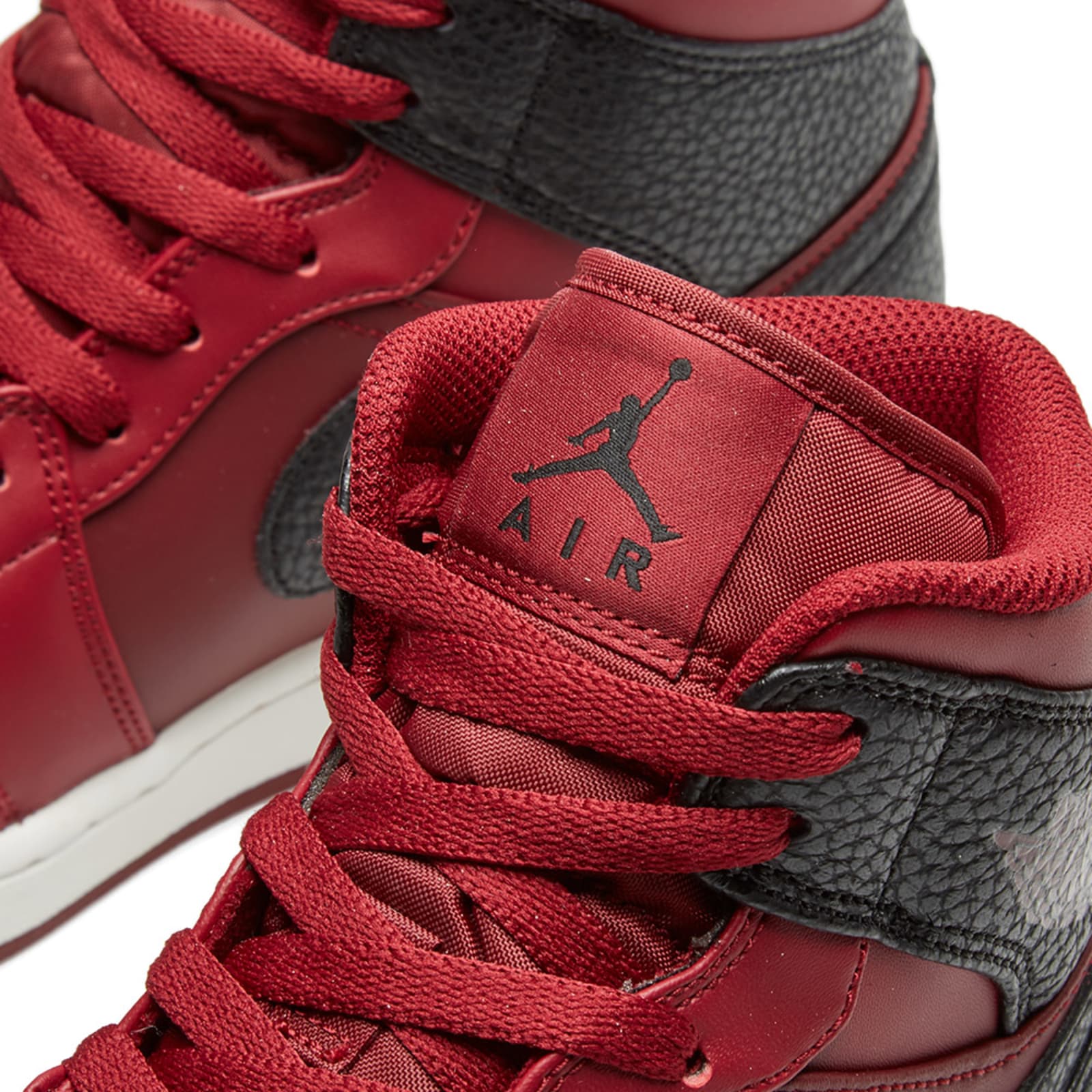 Nike Air Jordan 1 Mid Team Red, Gym Red & White | END. (US)