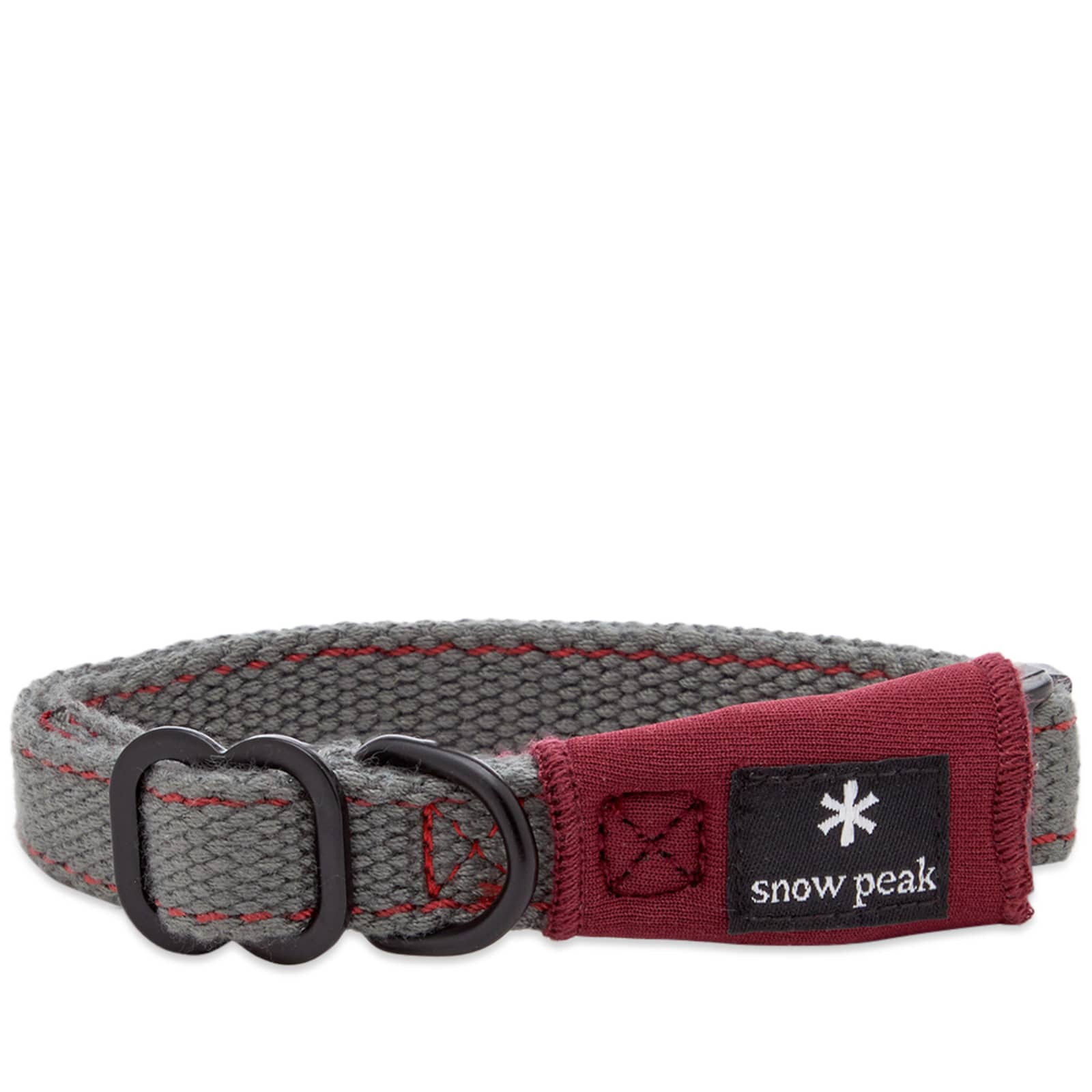 Snow Peak Peak Dog Collar 25-35 Cm Grey & Red | END. (US)