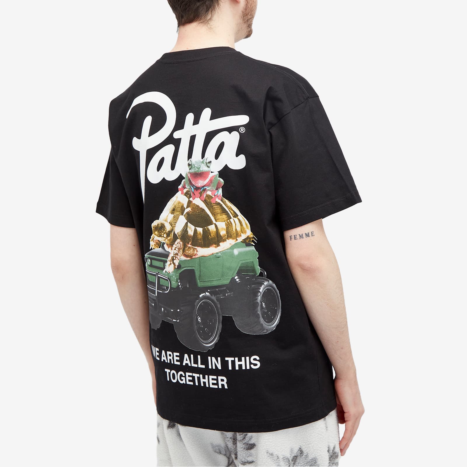 Patta Animal T-Shirt Black | END. (GB)