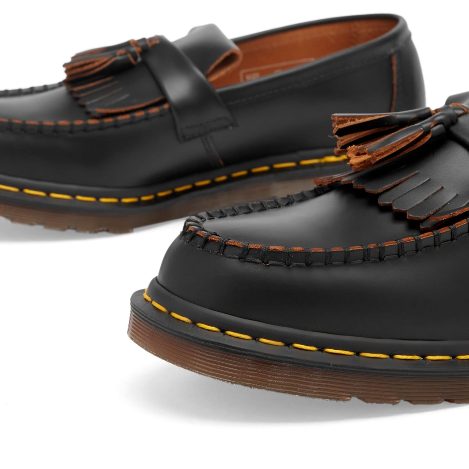 Dr. Martens Adrian Tassel Loafer Vintage Black Quilon | END. (US)