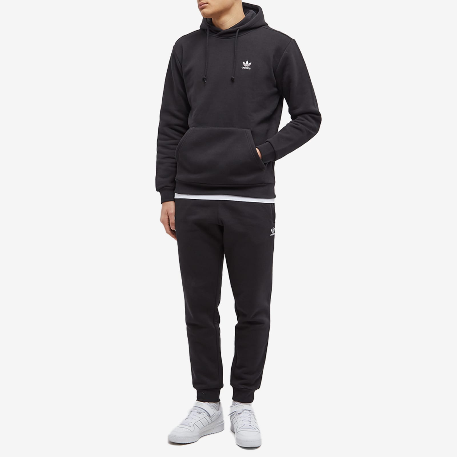 Adidas Essential Hoodie Black | END. (KR)