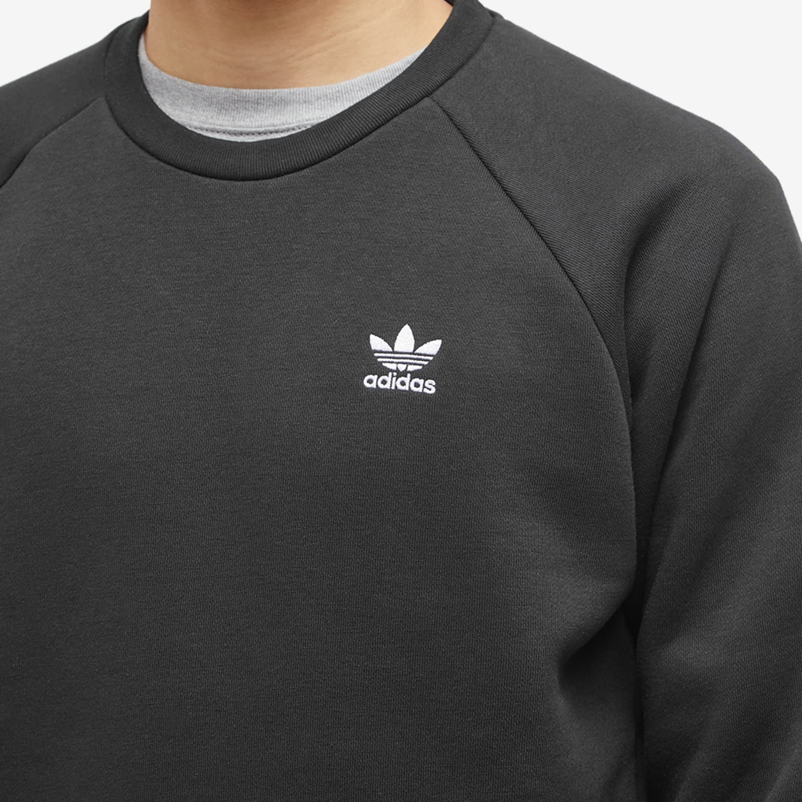 Adidas Essential Crew Sweat Black | END. (US)
