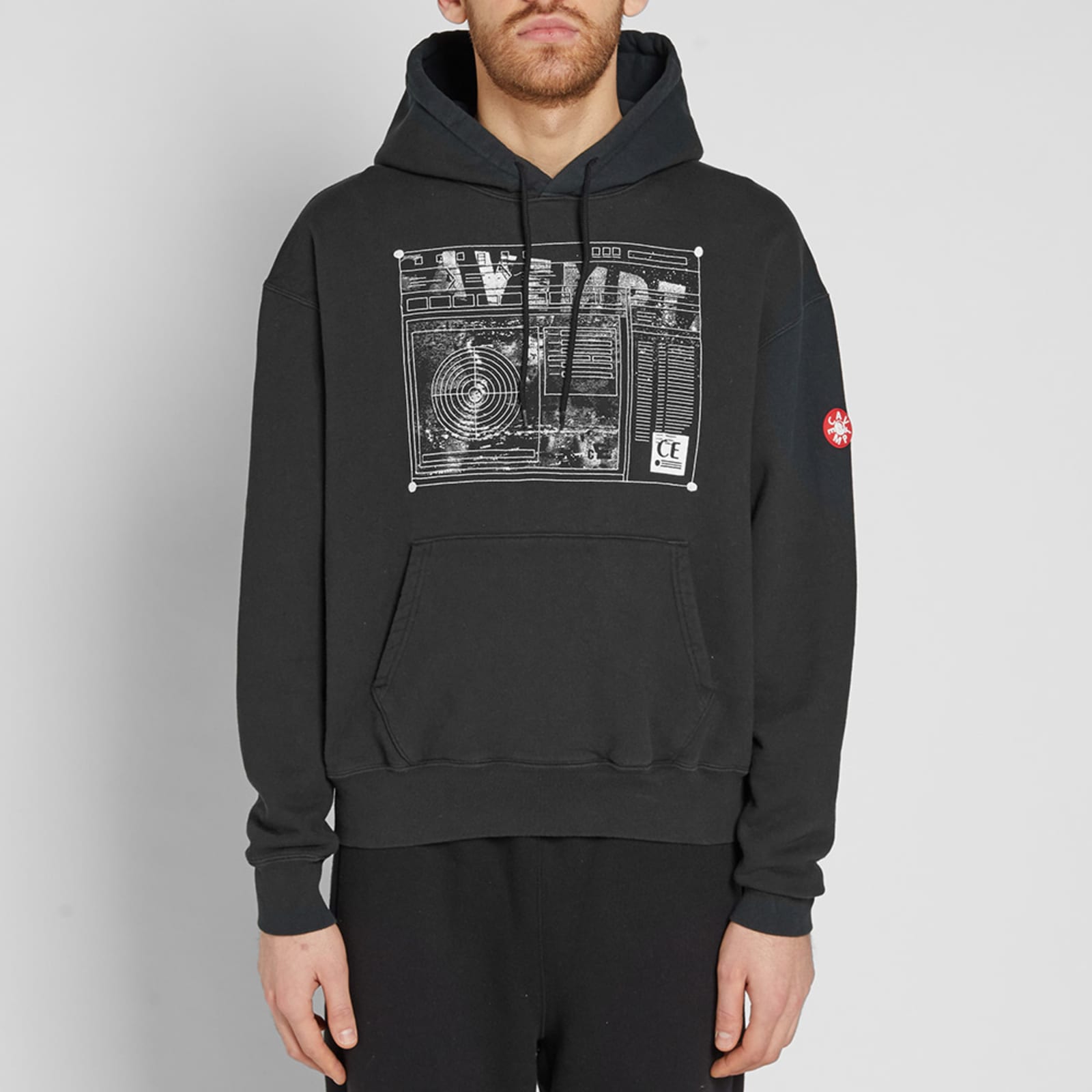 Cav Empt CE Frame Heavy Hoody Black | END. (HK)