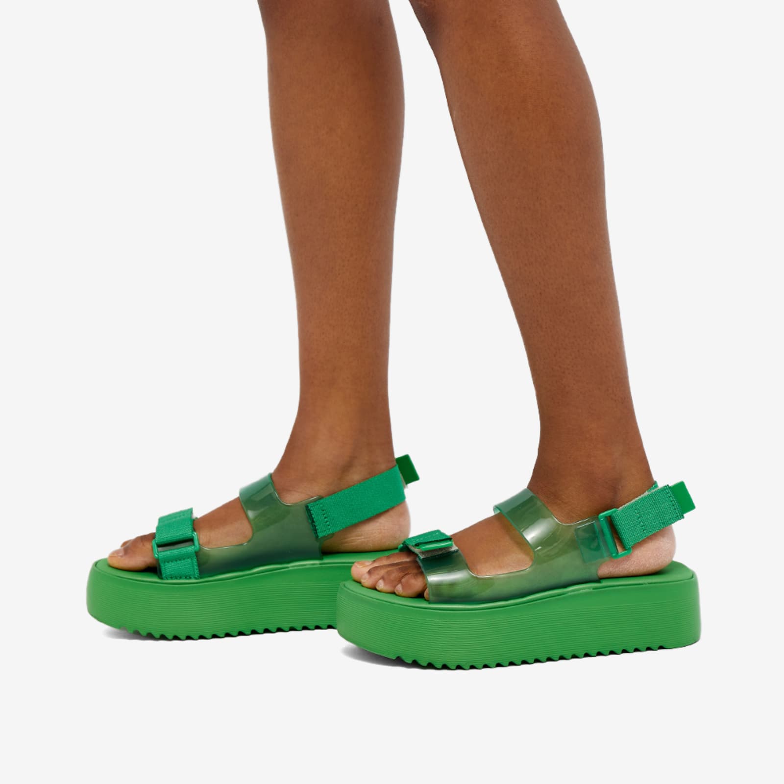 Melissa Brave Papete Platform Sandal Green | END. (AR)