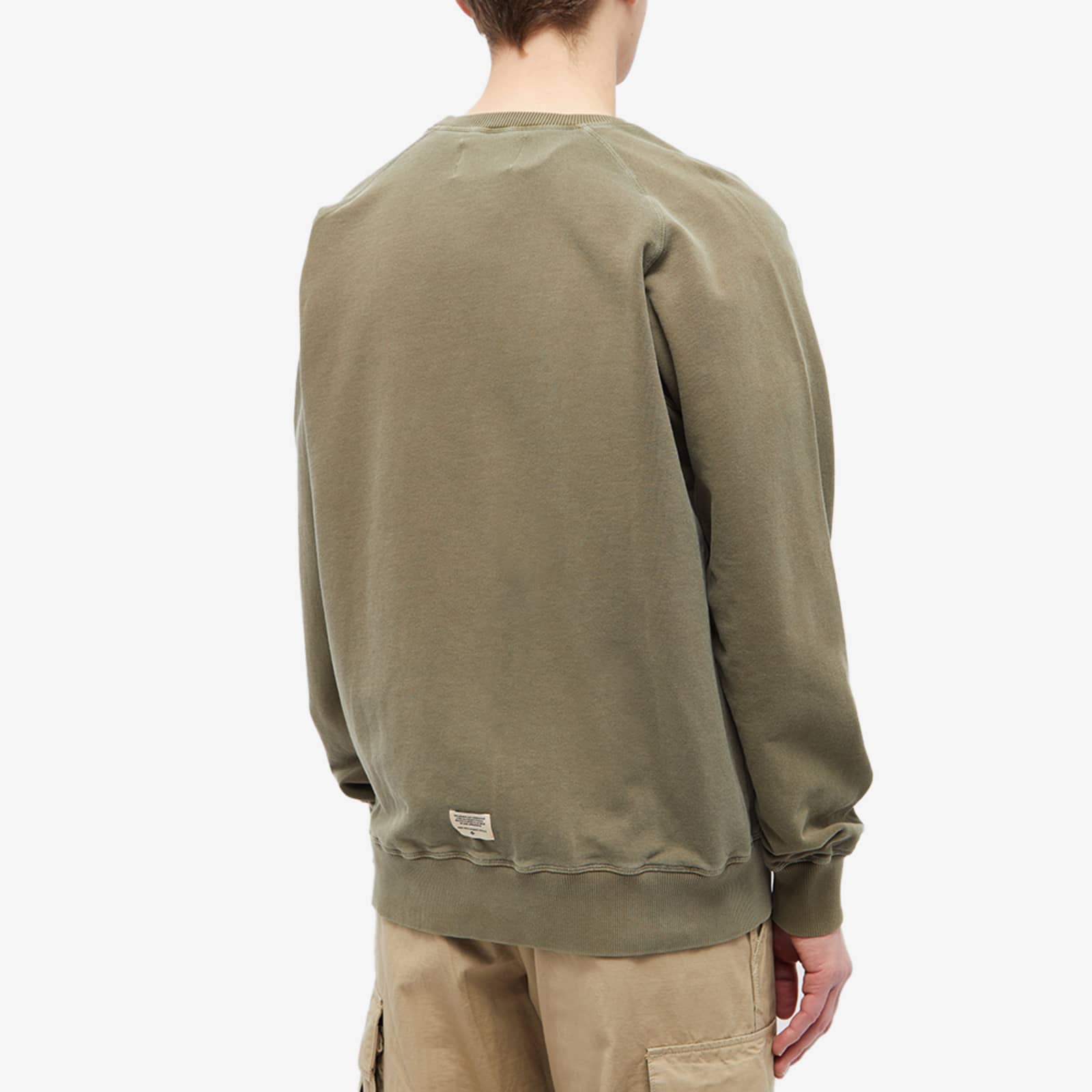 Nigel Cabourn Embroidered Arrow Crew Sweat Usmc Green | END. (KR)