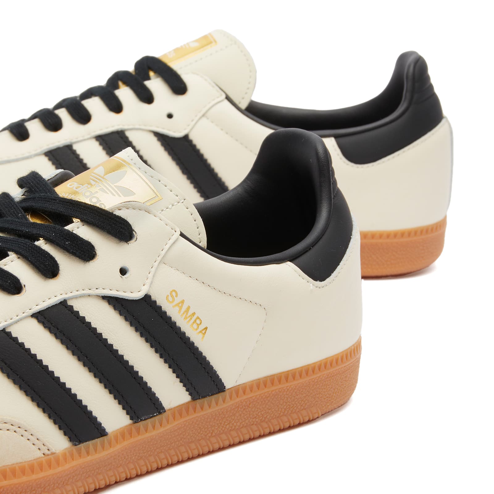 Adidas Samba OG Cream White, Core Black & Sand Strata | END. (AT)