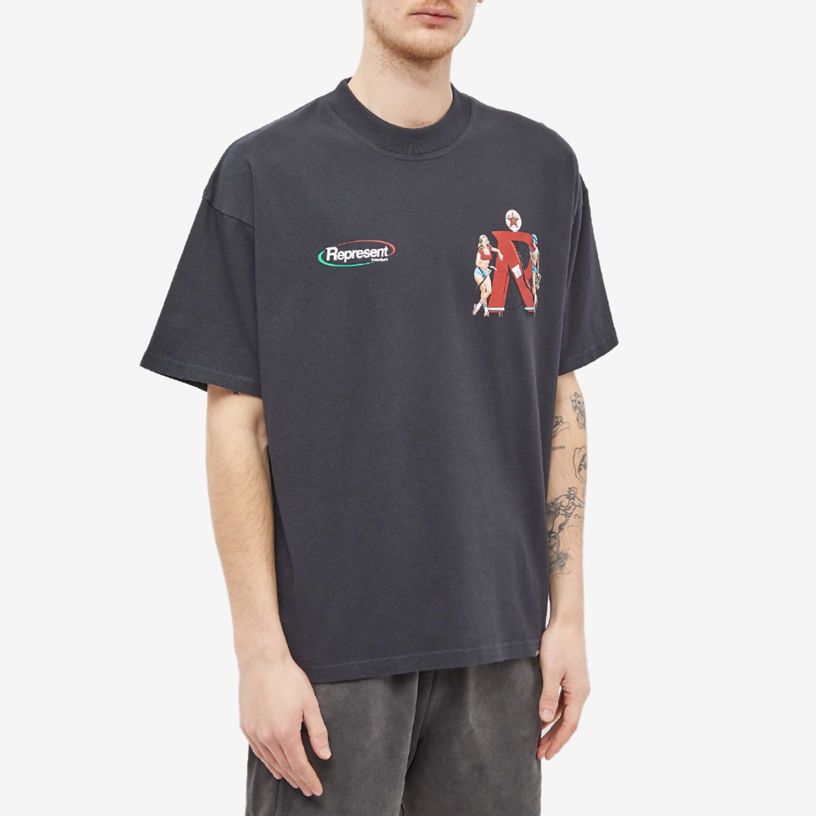 Represent Premium T-Shirt Off Black | END. (AU)