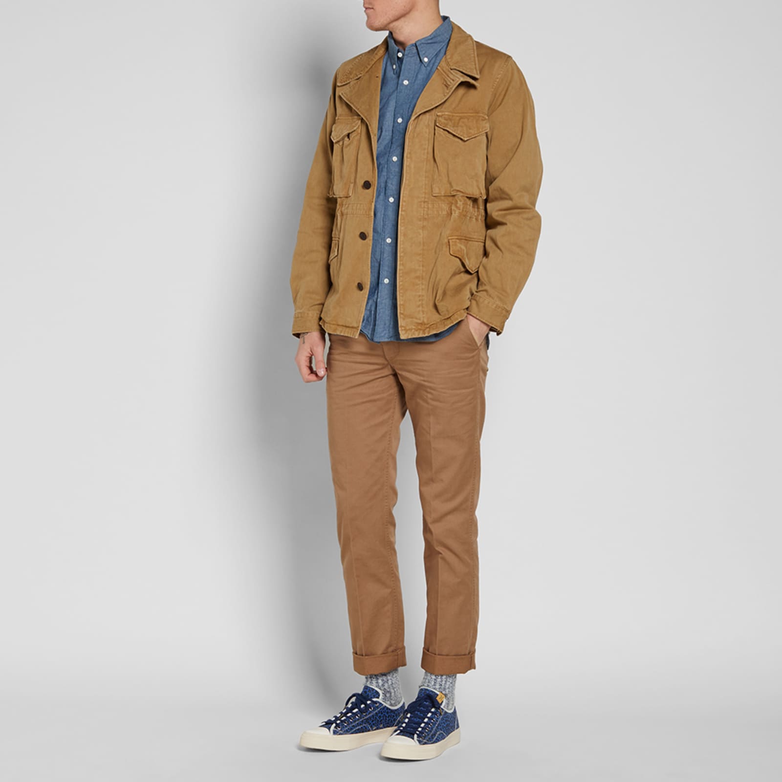 Visvim Achse Peerless Jacket Khaki | END.