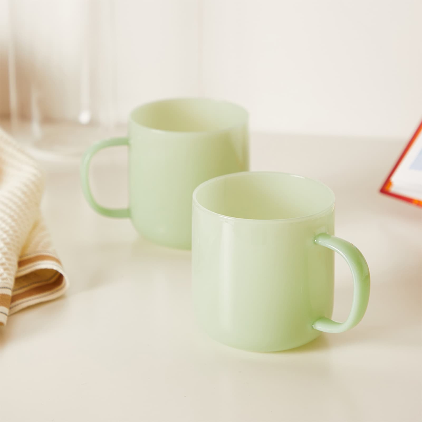 HAY Borosilicate Mug - Set of 2 Jade Light Green | END. (AU)