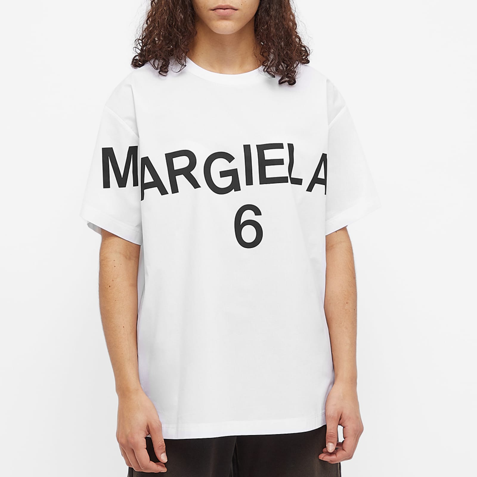 MM6 Logo Poplin T-Shirt White | END. (GB)
