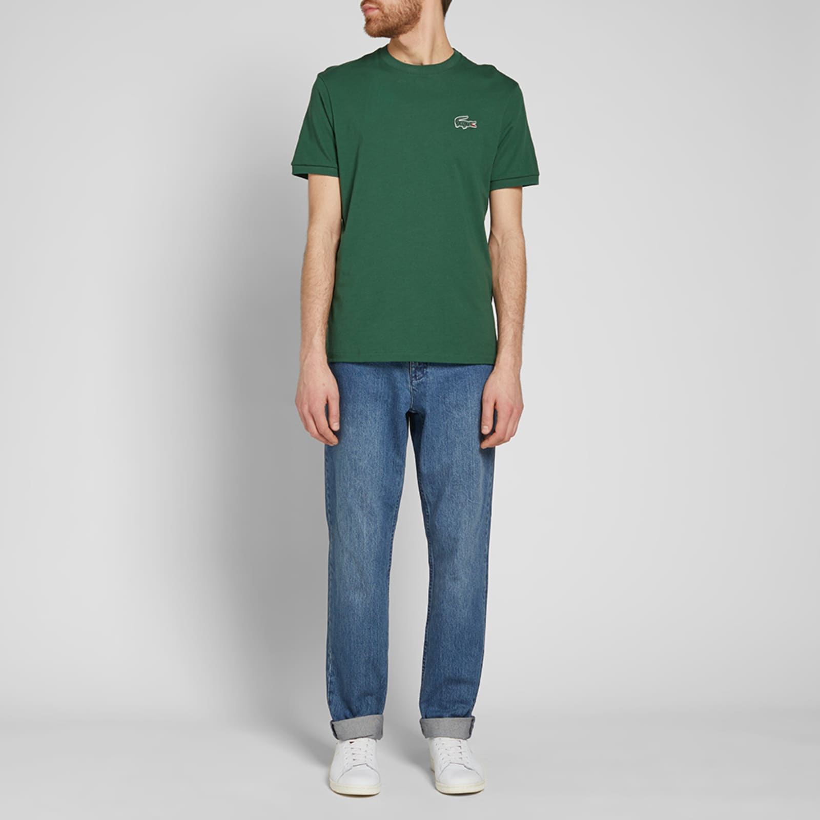 Lacoste Big Croc Logo Tee Green | END. (AT)