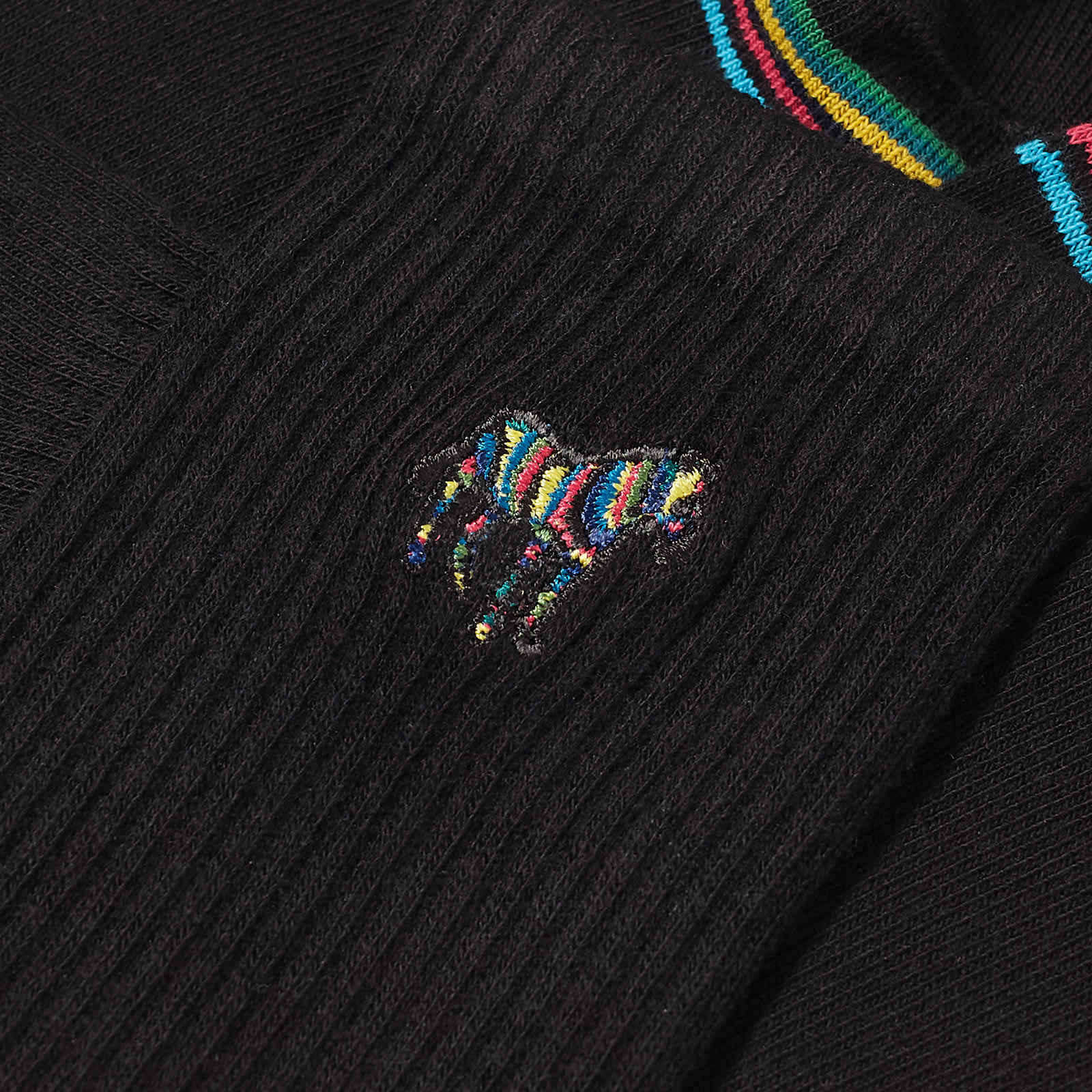 Paul Smith Zebra Sports Socks Black | END. (AR)