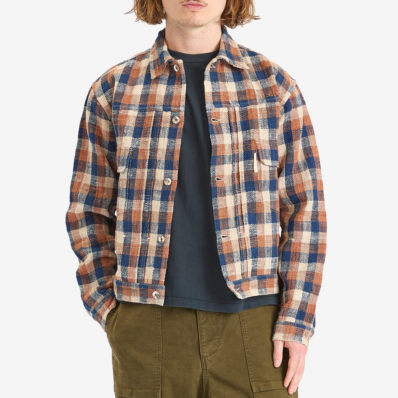 Story mfg. Tuesday Jacket Barn Check | END. (GB)