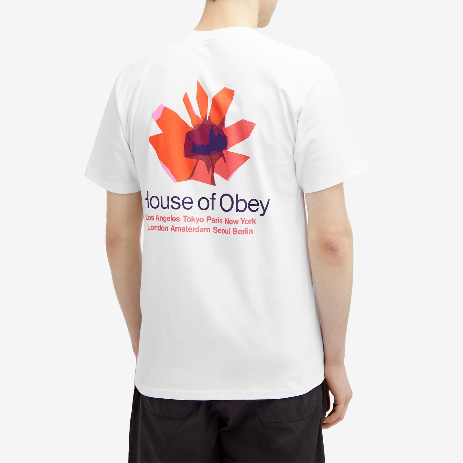 Obey House Of Obey Floral T Shirt White End