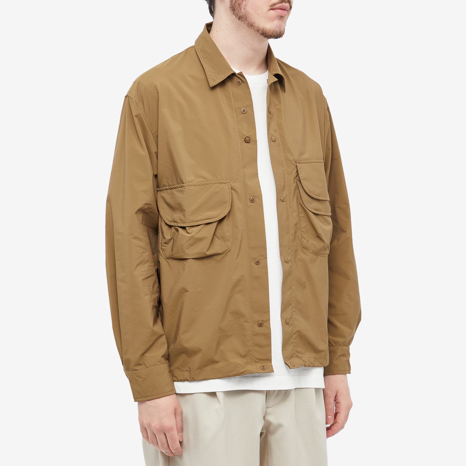 Uniform Bridge 3Pocket Utility Shirt Brown | END. (AU)