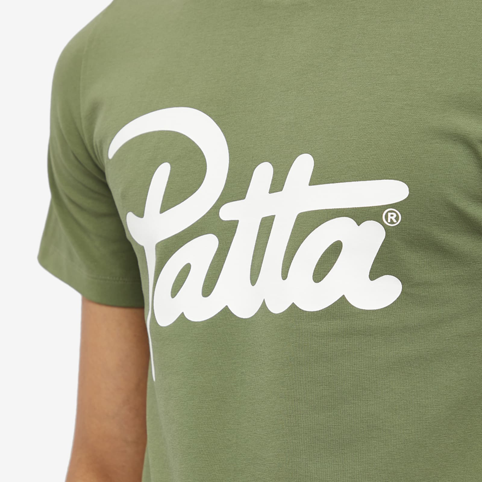 Patta Basic Fitted T-Shirt Olivine | END.