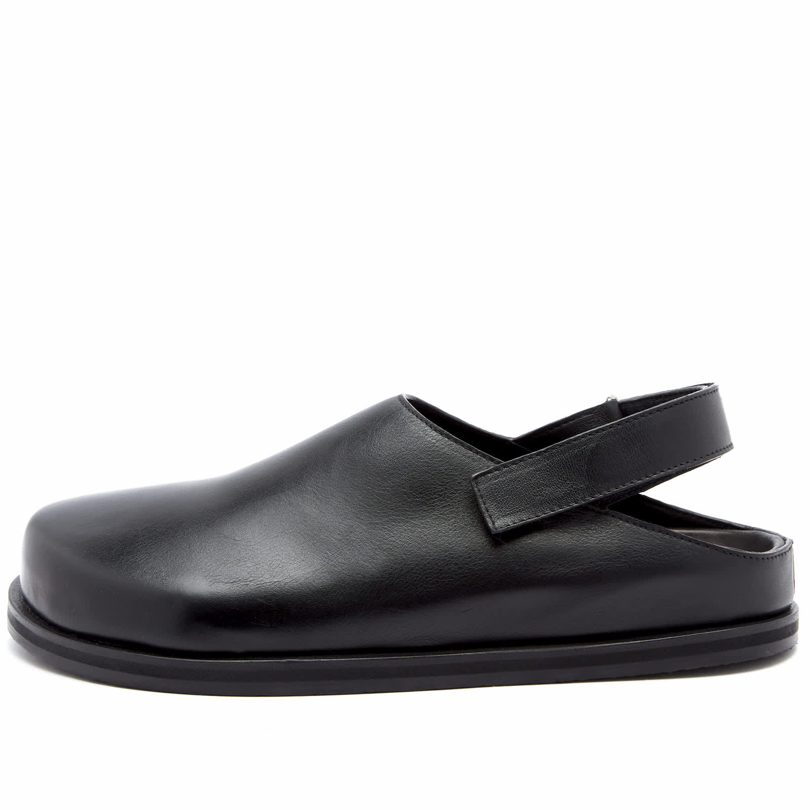 Studio Nicholson Hardning Tumbled Leather Clog Black | END. (BE)