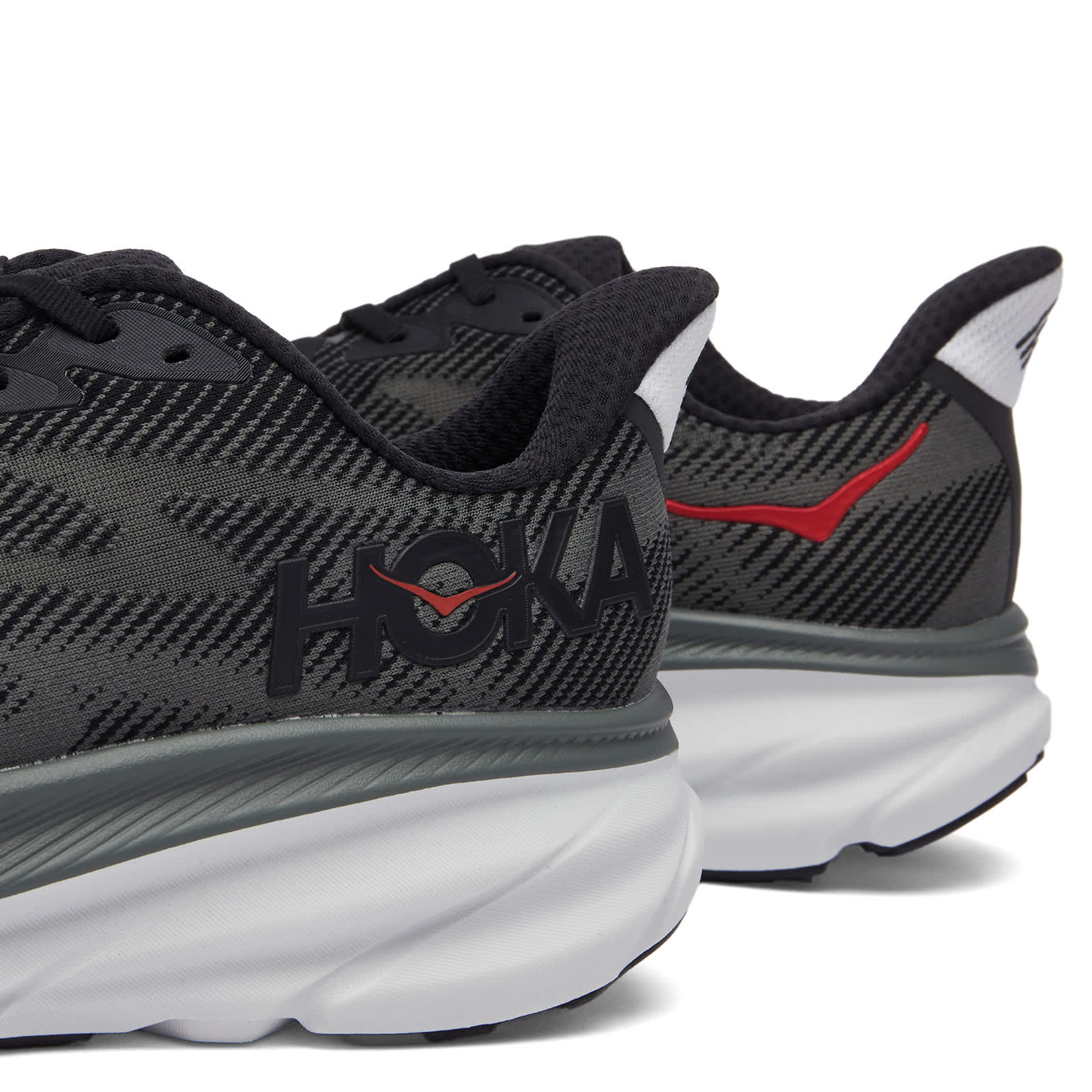 HOKA ONE ONE M Clifton 9 Black & Outer Orbit | END. (DE)