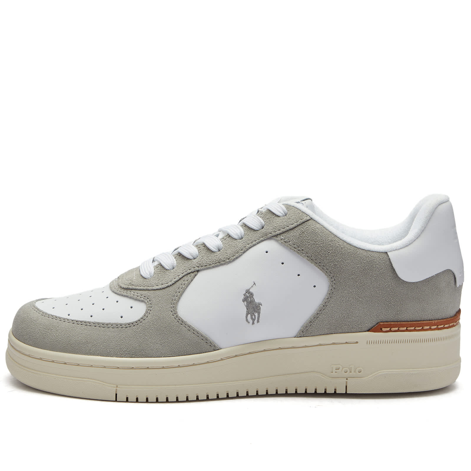 Polo Ralph Lauren Masters Court Sneaker Grey Fog & White | END. (US)