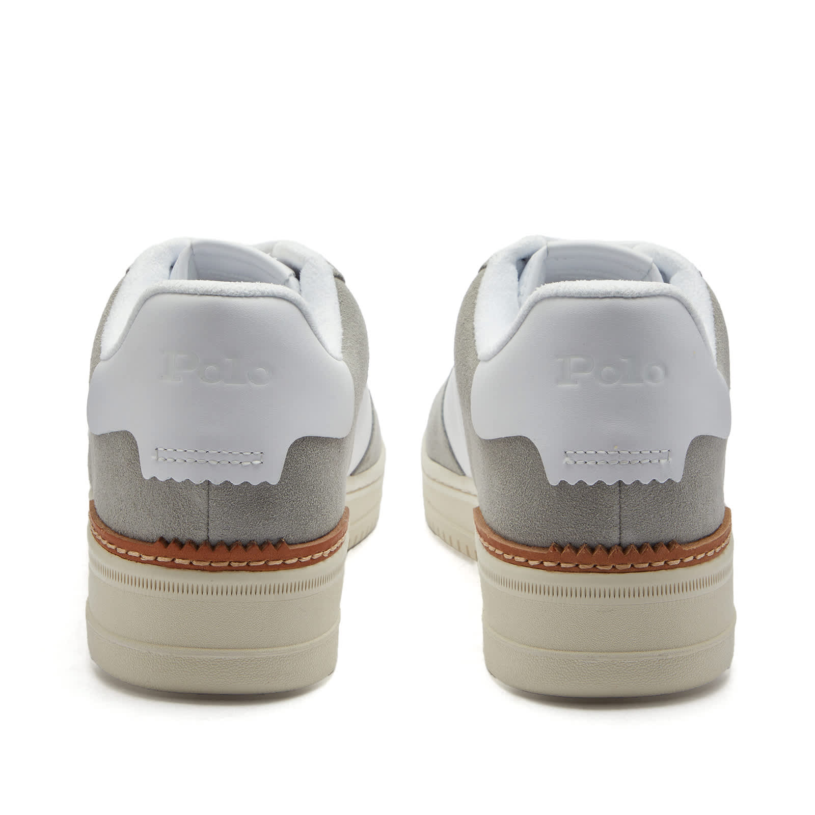 Polo Ralph Lauren Masters Court Sneaker Grey Fog & White | END. (US)