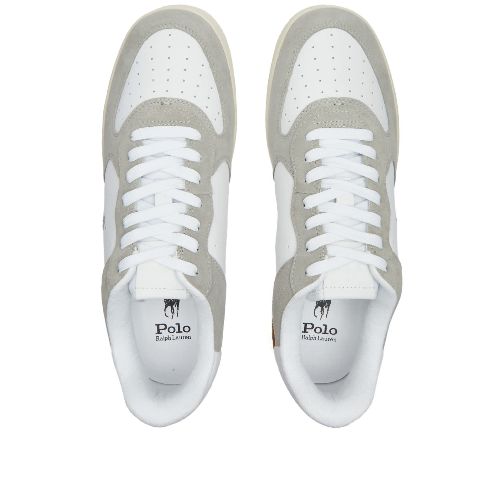 Polo Ralph Lauren Masters Court Sneaker Grey Fog & White | END. (KR)