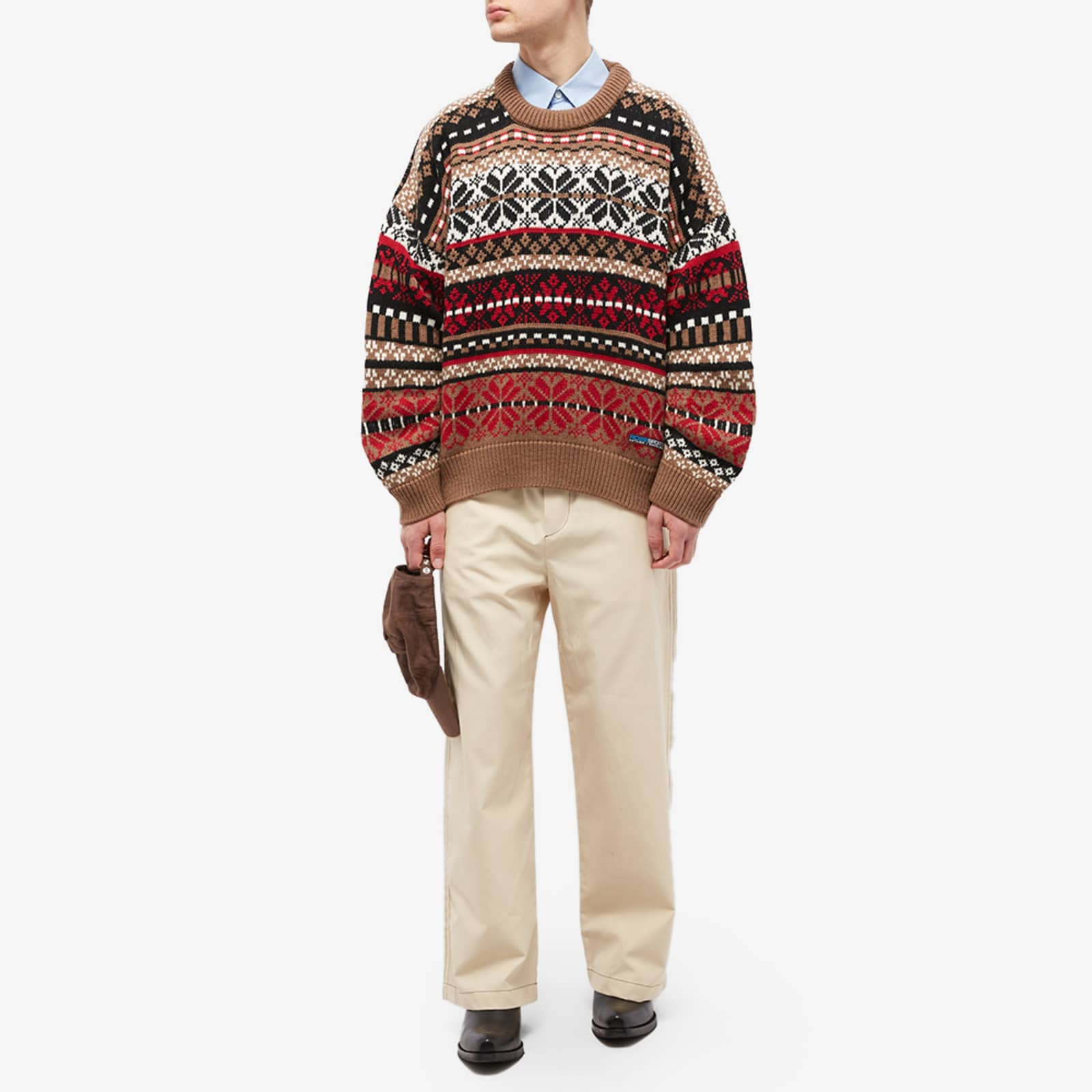 Martine Rose Fair Isle Knit Jumper Multi | END.