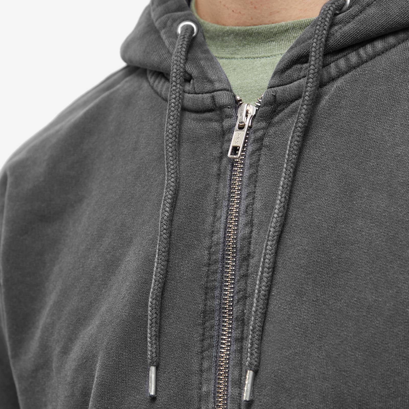 Colorful Standard Classic Organic Zip Hoodie Faded Black | END. (SG)