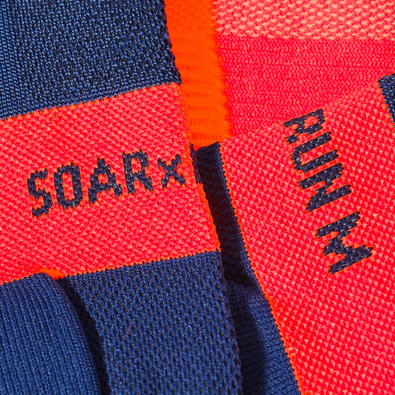 Soar Crew Sock Navy Fluro Coral | END. (GB)