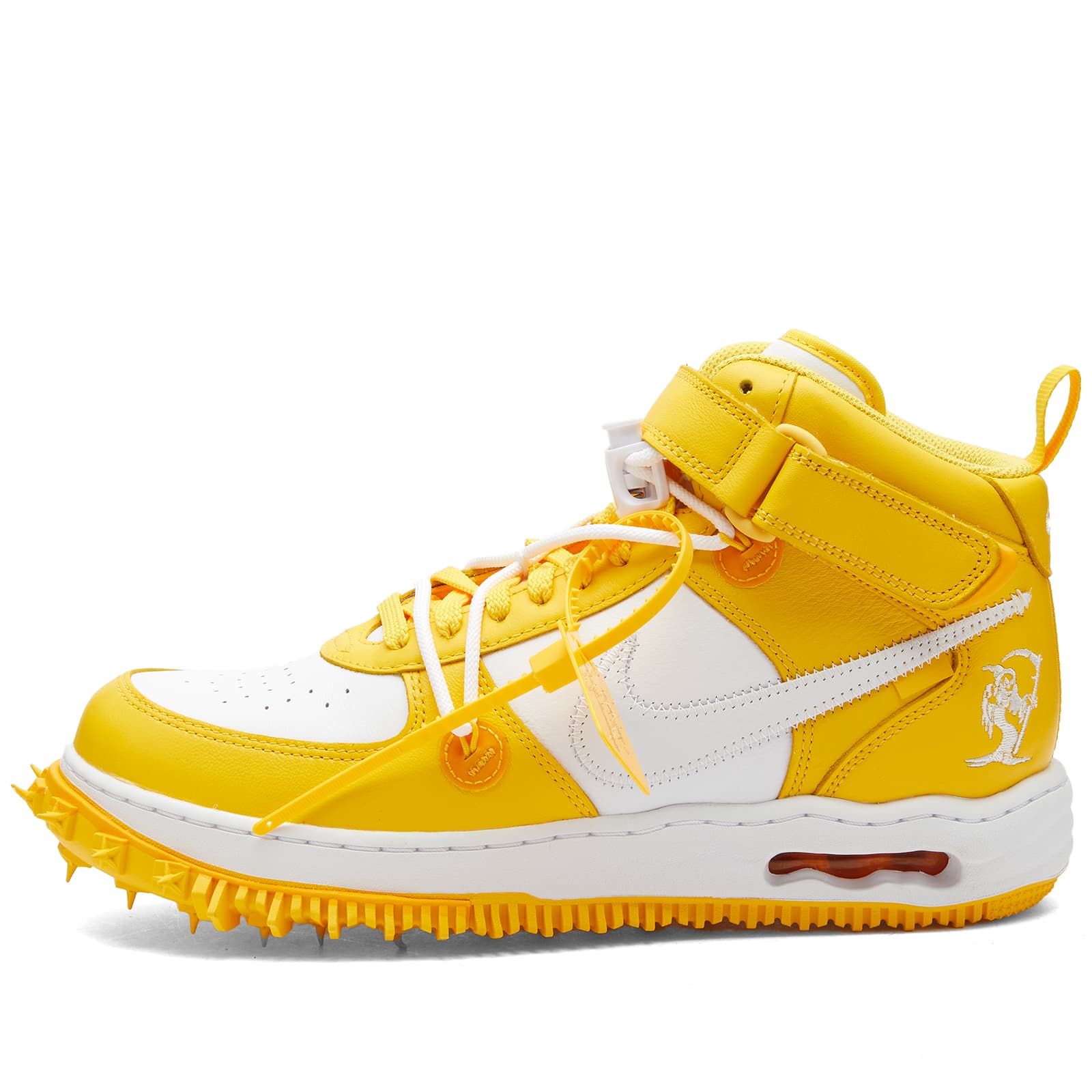 Nike X Off-White Air Force 1 Mid Sp White, White & Varsity Maize | END ...