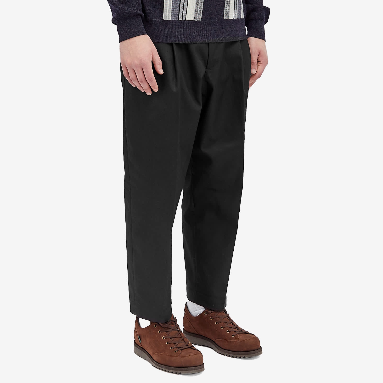 Neighborhood Two Tuck Trousers Black | END. (HK)
